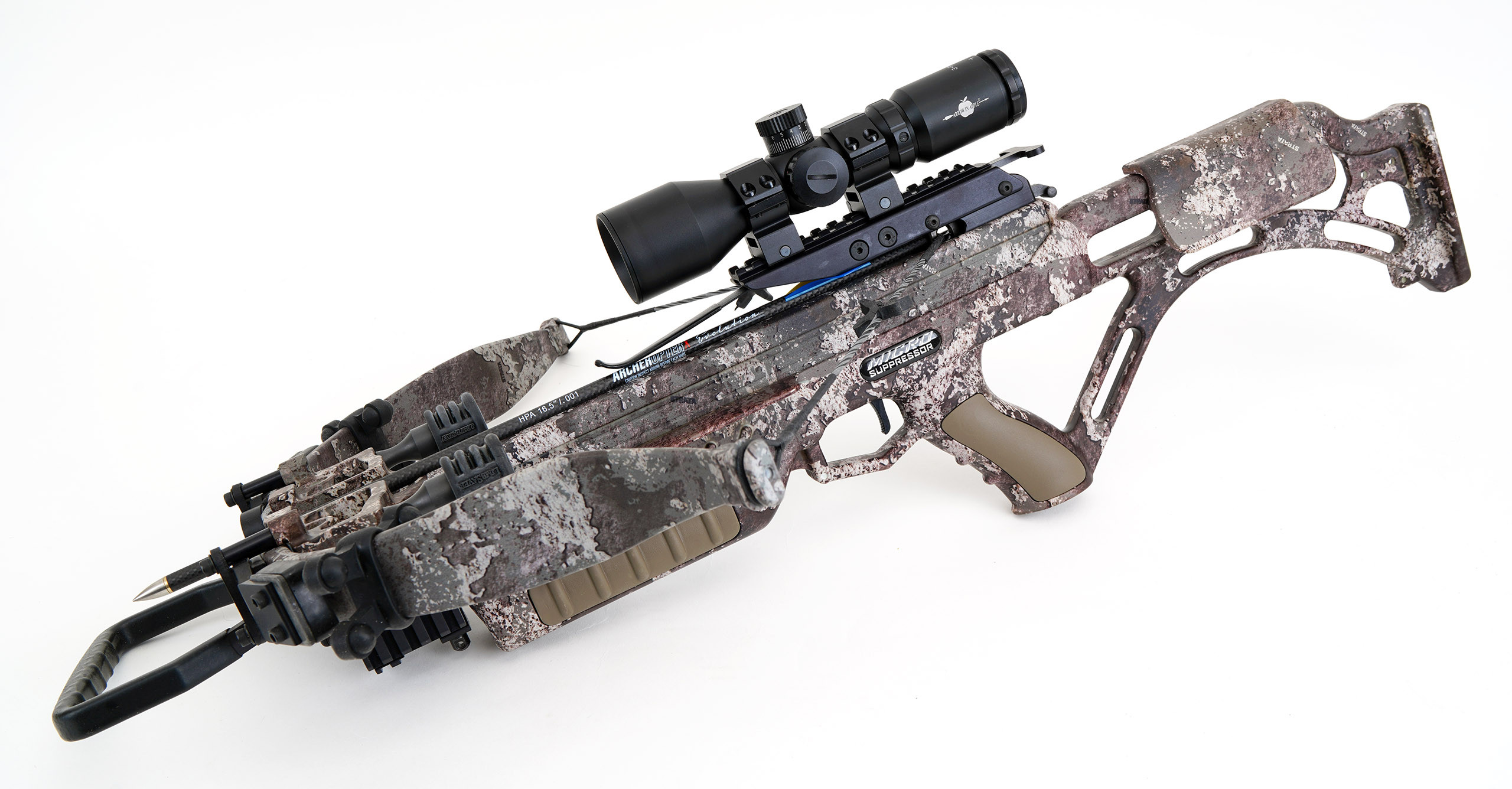 Excalibur Micro 355 Suppressor Strata - ARROW IN APPLE