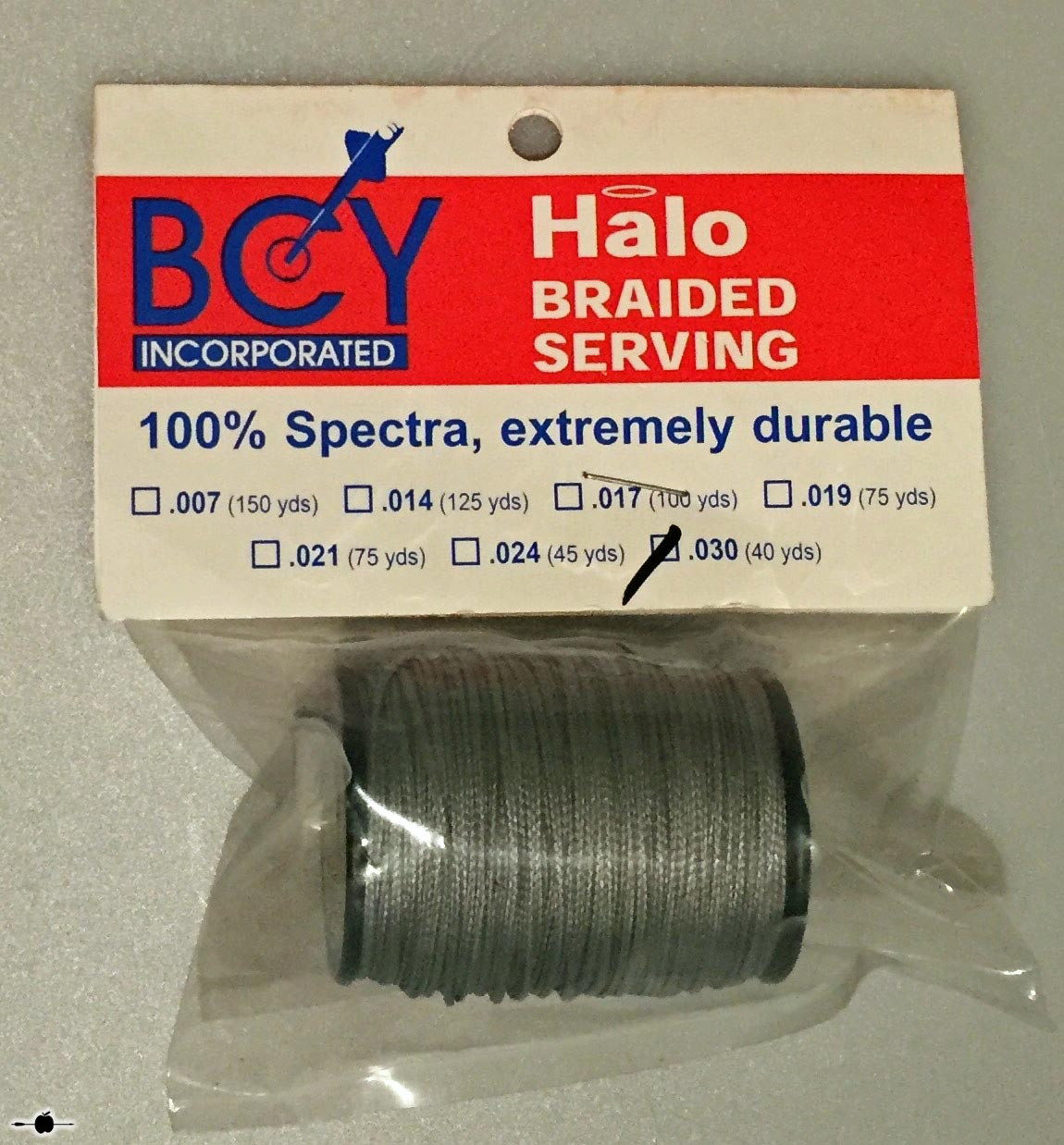 BCY Crossbow Center Serving, Halo, 0.30 - 40 yds, dark olive
